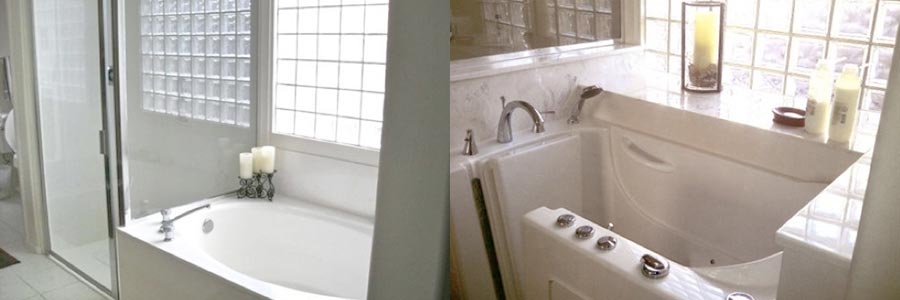 Walk-In-Tubs Before & After - Allure Bathroom Remodeling