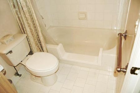 Walk-Thru-Step-In-Inset Before & After - Allure Bathroom Remodeling