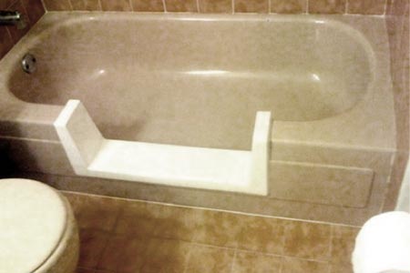 Walk-Thru-Step-In-Inset Before & After - Allure Bathroom Remodeling
